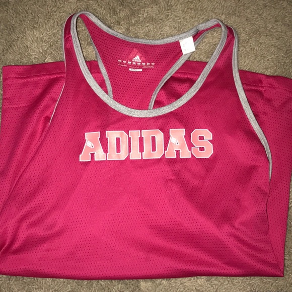 adidas | Tops | Pink Adidas Athletic Tank Top | Poshmark